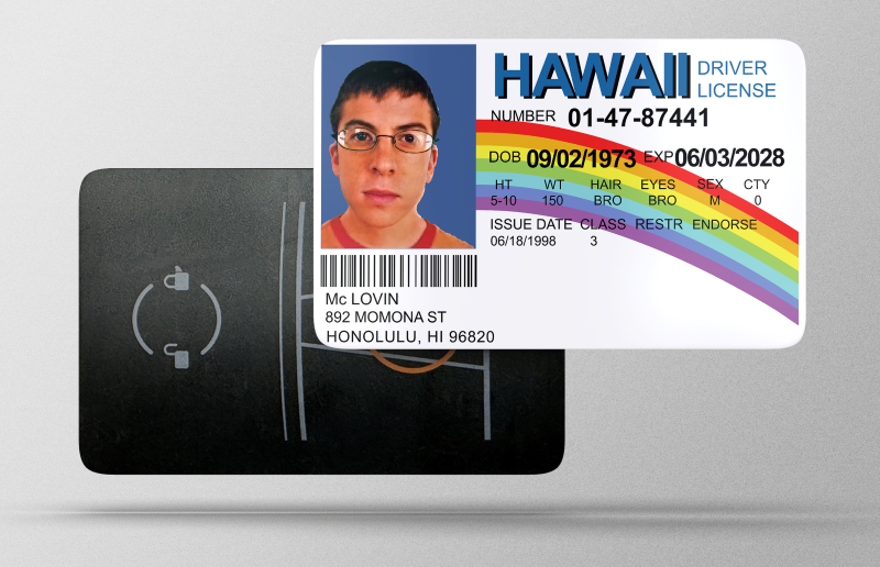 Tesla McLovin Superbad Keycard Wrap – CutRiteFX - Custom Vinyl Graphics